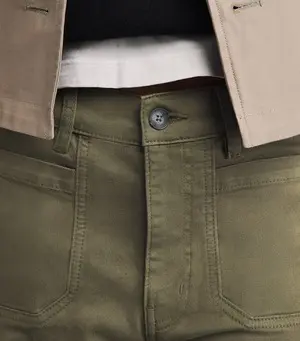 FRAME Le Slim Palazzo Bootcut Jeans - Green