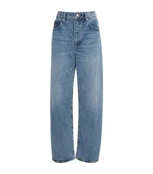FRAME Bow Barrel Jeans - Blue