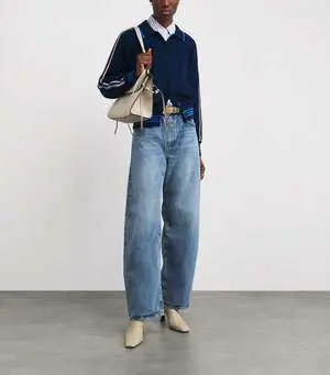 FRAME Bow Barrel Jeans - Blue