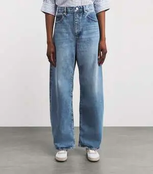 FRAME Bow Barrel Jeans - Blue