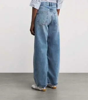 FRAME Bow Barrel Jeans - Blue