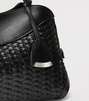 Ralph Lauren Leather Shoulder Bag - Black
