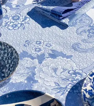 LE JACQUARD FRANÇAIS Coated Cotton Promenade Impériale Tablecloth