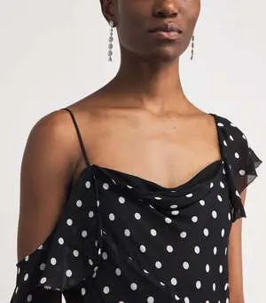 SELF-PORTRAIT Polka-dot Maxi Dress