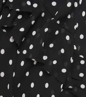 SELF-PORTRAIT Polka-dot Maxi Dress