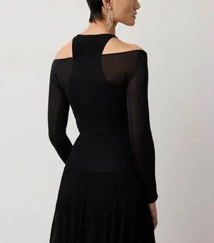 Ralph Lauren Mulberry Silk Maxine Top