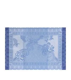 LE JACQUARD FRANÇAIS Cotton Promenade Impériale Placemat - Blue