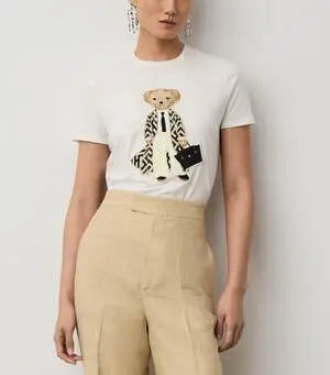 Ralph Lauren Cotton Polo Bear T-shirt - Neutral