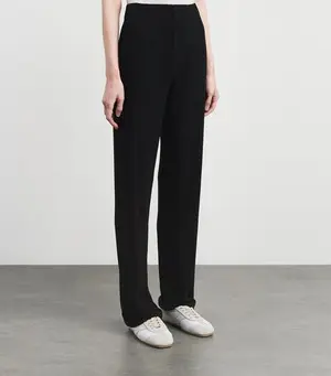 Eterne Cotton-modal Blend Jersey Sweatpants - Black