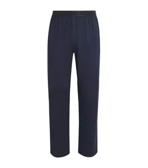 Falke Cotton-blend Lounge Trousers - Navy
