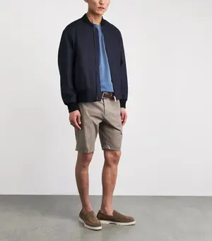 Corneliani Cotton Crew-neck T-shirt - Navy