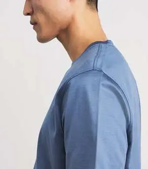 Corneliani Cotton Crew-neck T-shirt - Navy