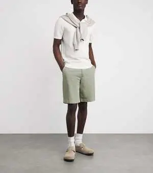 7 For All Mankind Luxe Performance Chino Shorts - Green