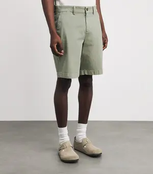 7 For All Mankind Luxe Performance Chino Shorts - Green
