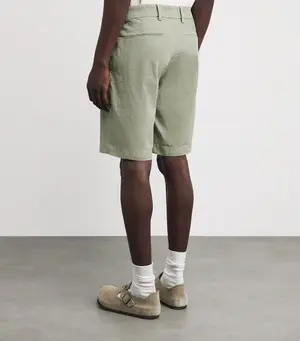 7 For All Mankind Luxe Performance Chino Shorts - Green