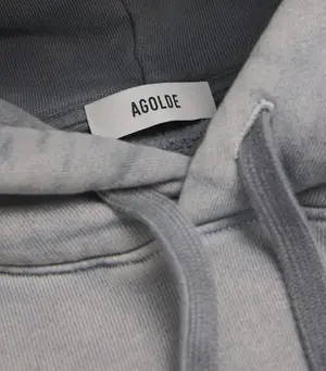 AGOLDE Cotton Salford Hoodie - Grey