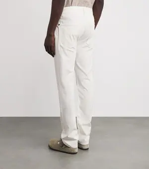 7 For All Mankind Luxe Performance Straight Chinos - White