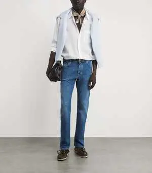 Jacob Cohen Linen Long-sleeve Shirt