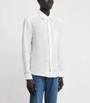 Jacob Cohen Linen Long-sleeve Shirt