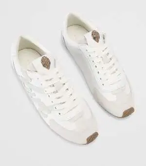 Kurt Geiger Embellished Islington Sneakers - White