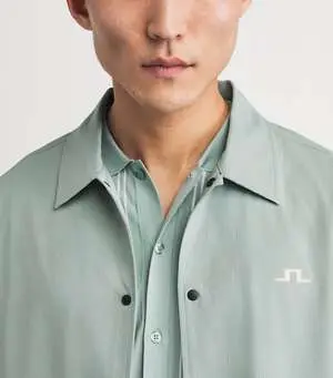 J. Lindeberg Dex Coach Overshirt - Green