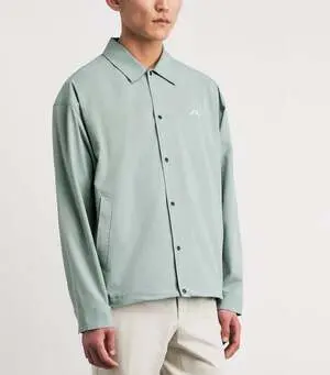 J. Lindeberg Dex Coach Overshirt - Green
