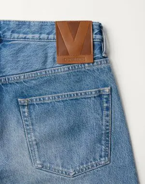 Valentino Garavani Regular Fit Denim Trousers