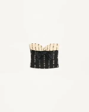 Valentino Garavani Plusdepois Print Chiffon Top - Black/birch