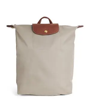 Longchamp Le Pliage Medium Backpack - Grey