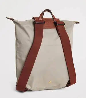 Longchamp Le Pliage Medium Backpack - Grey