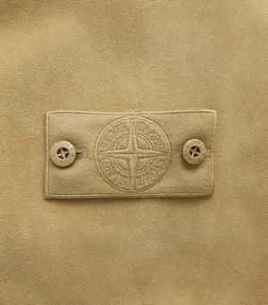 Stone Island Ghost Piece Split Leather Jacket