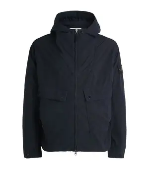 Stone Island Garment-dyed Hooded Jacket