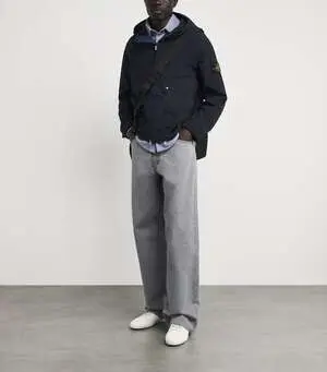 Stone Island Garment-dyed Hooded Jacket