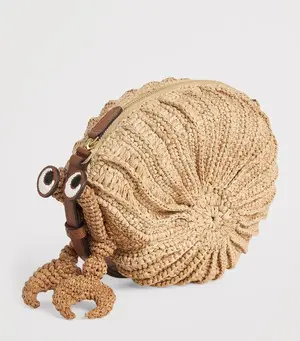 ANYA HINDMARCH Raffia Hermit Crab Cross-body Bag