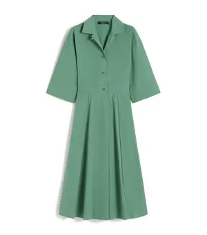 Max Mara Cotton Midi Shirt Dress