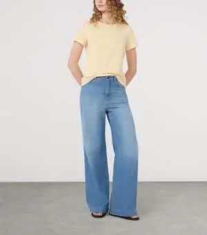 Max Mara Stretch-cotton T-shirt - Yellow
