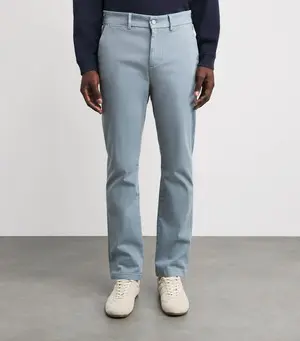 7 For All Mankind Luxe Performance Regular Slim Chinos - Blue