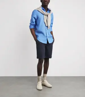 7 For All Mankind Luxe Performance Chino Shorts - Navy