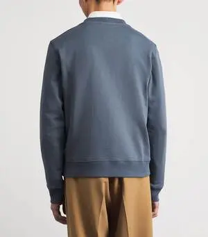Sandro Cotton Logo Sweatshirt - Black