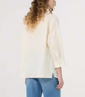 Max Mara Linen Stripe Shirt