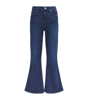 Paige Marlow Skimmer Flared Jeans - Blue