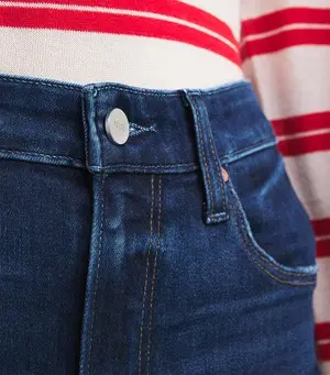 Paige Marlow Skimmer Flared Jeans - Blue