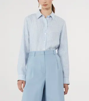 Max Mara Linen Stripe Shirt