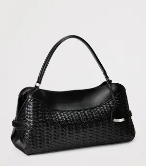 Ralph Lauren Braided Leather Shoulder Bag