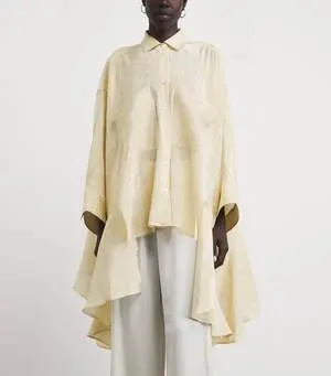 Palmer//harding Silk Voile Trace Shirt