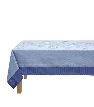 LE JACQUARD FRANÇAIS Coated Cotton Promenade Impériale Tablecloth - Blue