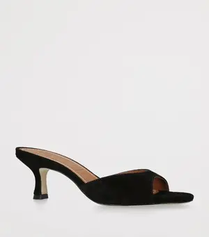Staud Suede Brigitte Mules