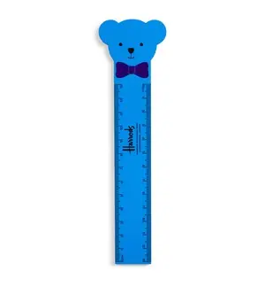 Harrods Henry Bear Ruler - Blue