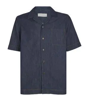 Dries Van Noten Denim Short-sleeve Shirt