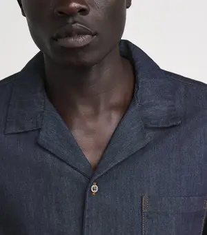 Dries Van Noten Denim Short-sleeve Shirt
